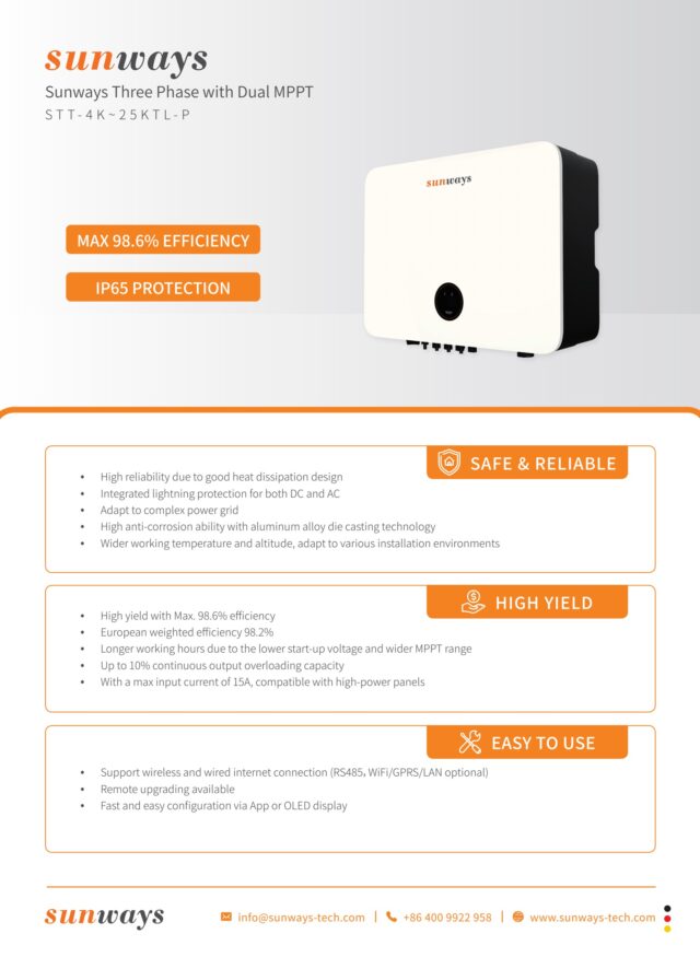 Inverter SUNWAYS - Tera Group Company Limited